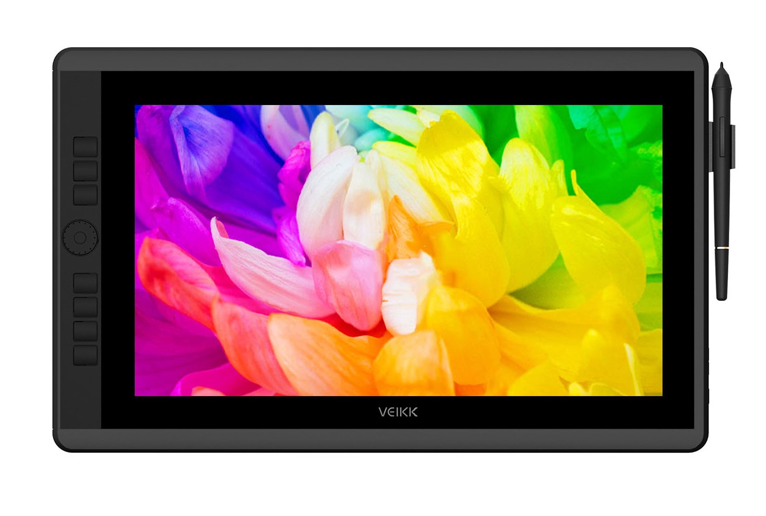 Bảng Vẽ Màn Hình VEIKK VK1560 Pro 15.6inch FullHD Vòng Dial 92%NTSC