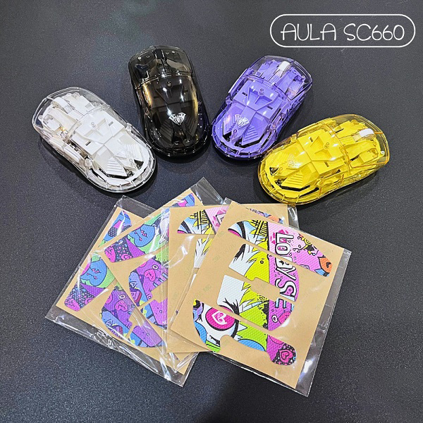 Chuột Gaming Không Dây AULA SC660 (10.000 DPI, 3 chế độ kết nối, Vỏ ...