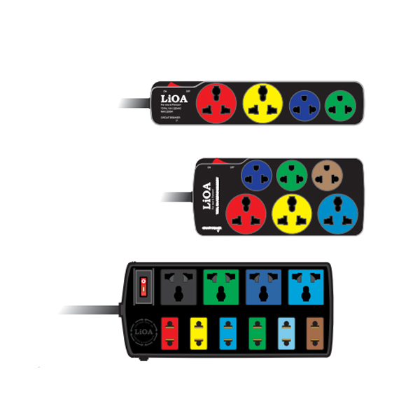 Ổ CẮM KÉO DÀI ĐA NĂNG LiOA (LOẠI ĐA NĂNG KẾT HỢP CÔNG SUẤT TỐI ĐA 10A 250VAC MAX 2200W)