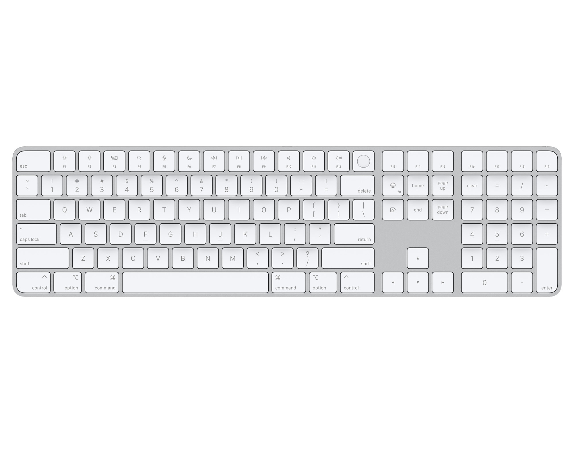 Magic Keyboard with Touch ID and Numeric Keypad for Mac models with ...
