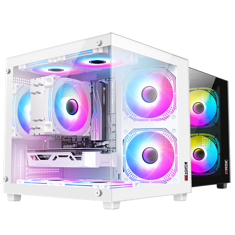 VỎ CASE MAGIC AQUA-M ELITE (M-ATX) (MÀU ĐEN / MÀU TRẮNG)